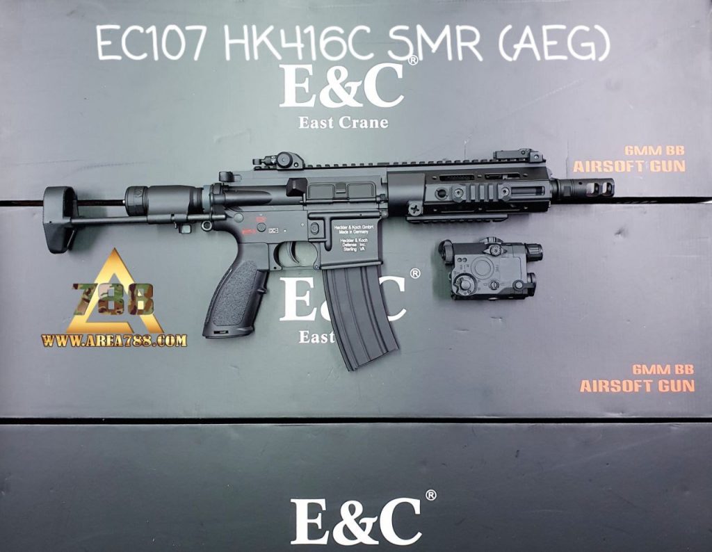 EC107 E&C HK416c SMR (AEG) – Area 788 | Menjual Aksesoris, Sparepart ...